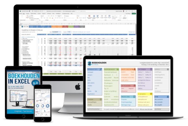 Boekhouden in Excel 8.0 - 2 administraties