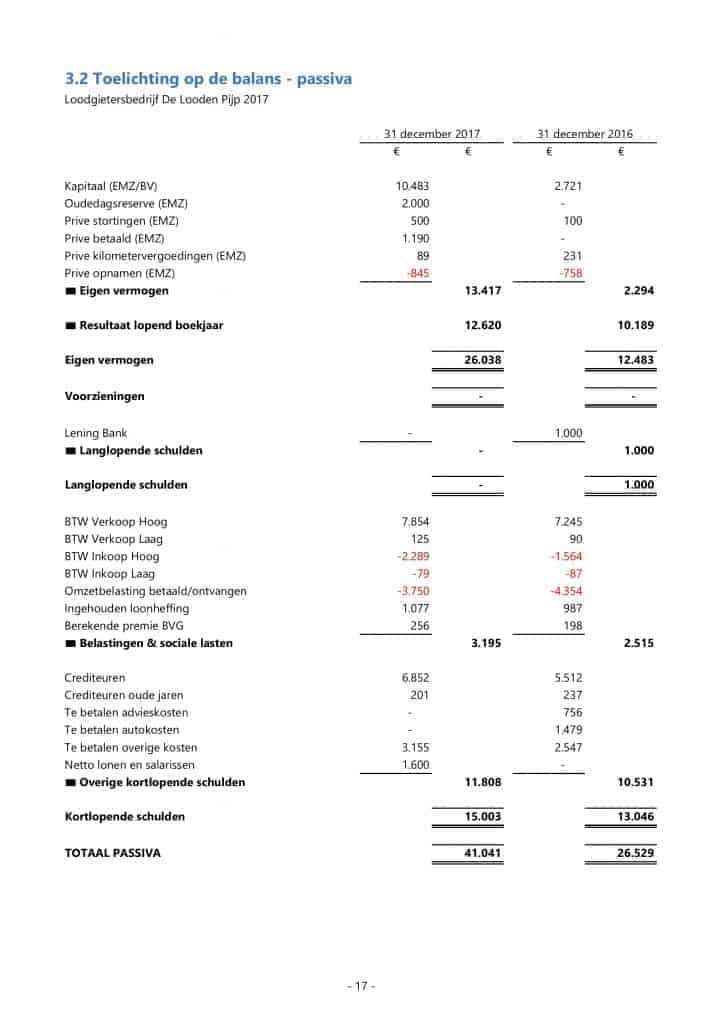 Excel jaarrekening voor ondernemers, boekhouders en accountants