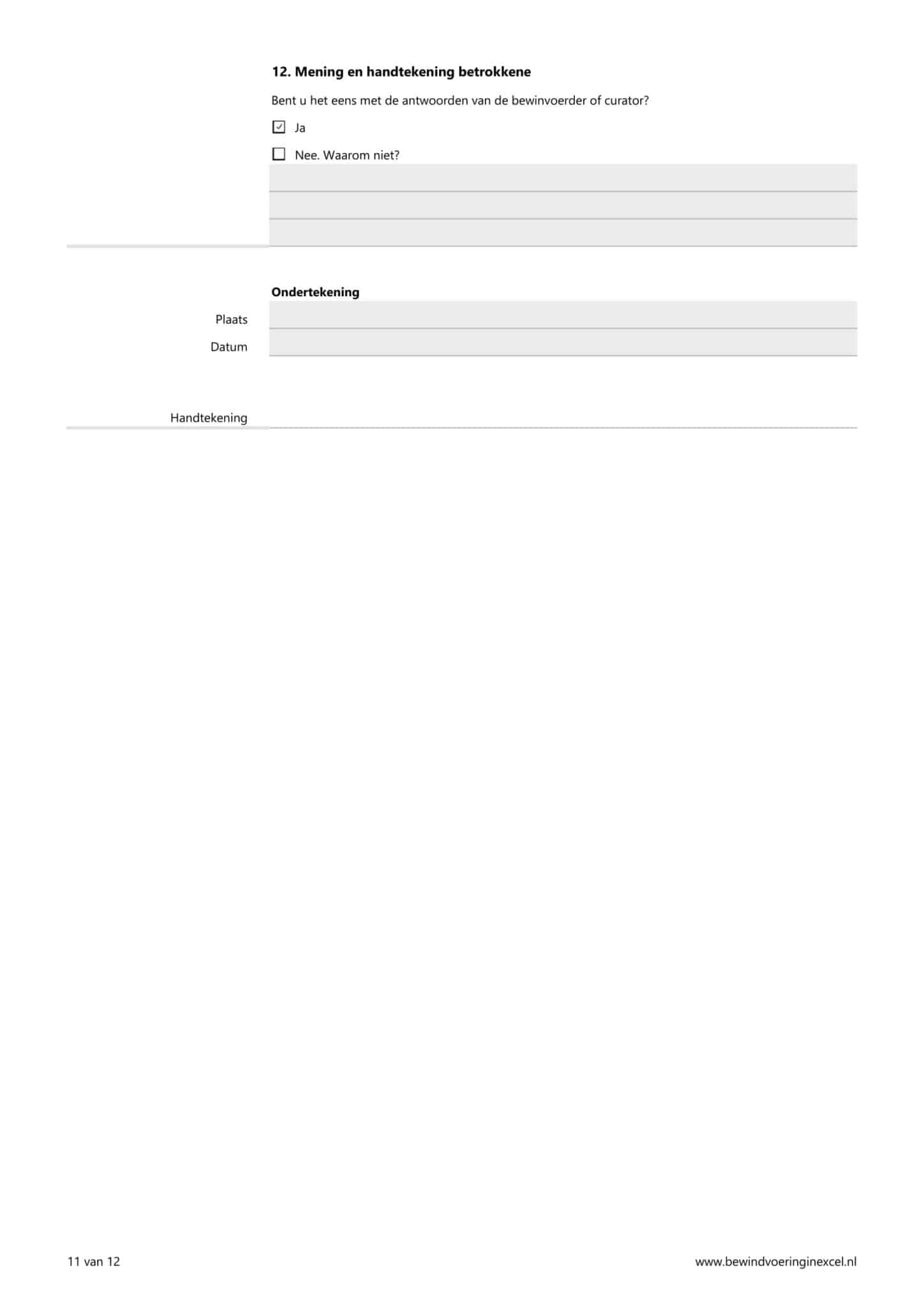 Bewindvoering in Excel voor (familiaire) bewindvoerders - simpel en uniek