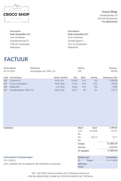 Gratis boekhoudsjablonen - Boekhouden in Excel