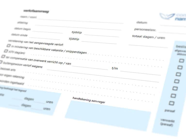 Sjabloon verlofaanvraag - 4 voorbeelden die je simpel kunt aanpassen