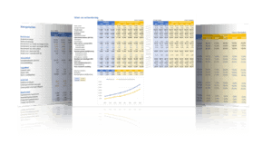 Financieel rapportagemodel: 3 rapporten uit de jaarrekening incl. prognose