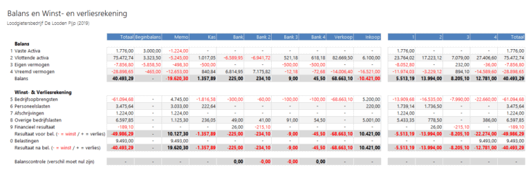Balans - Boekhouden in Excel
