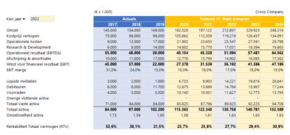 Financial Modelling - voorspel de winst, het vermogen en de kasstromen