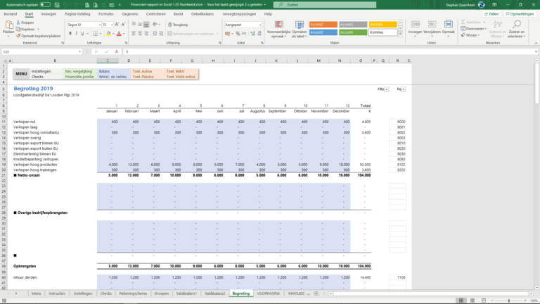 Maak een financieel rapport in Excel als een pro - simpel en snel