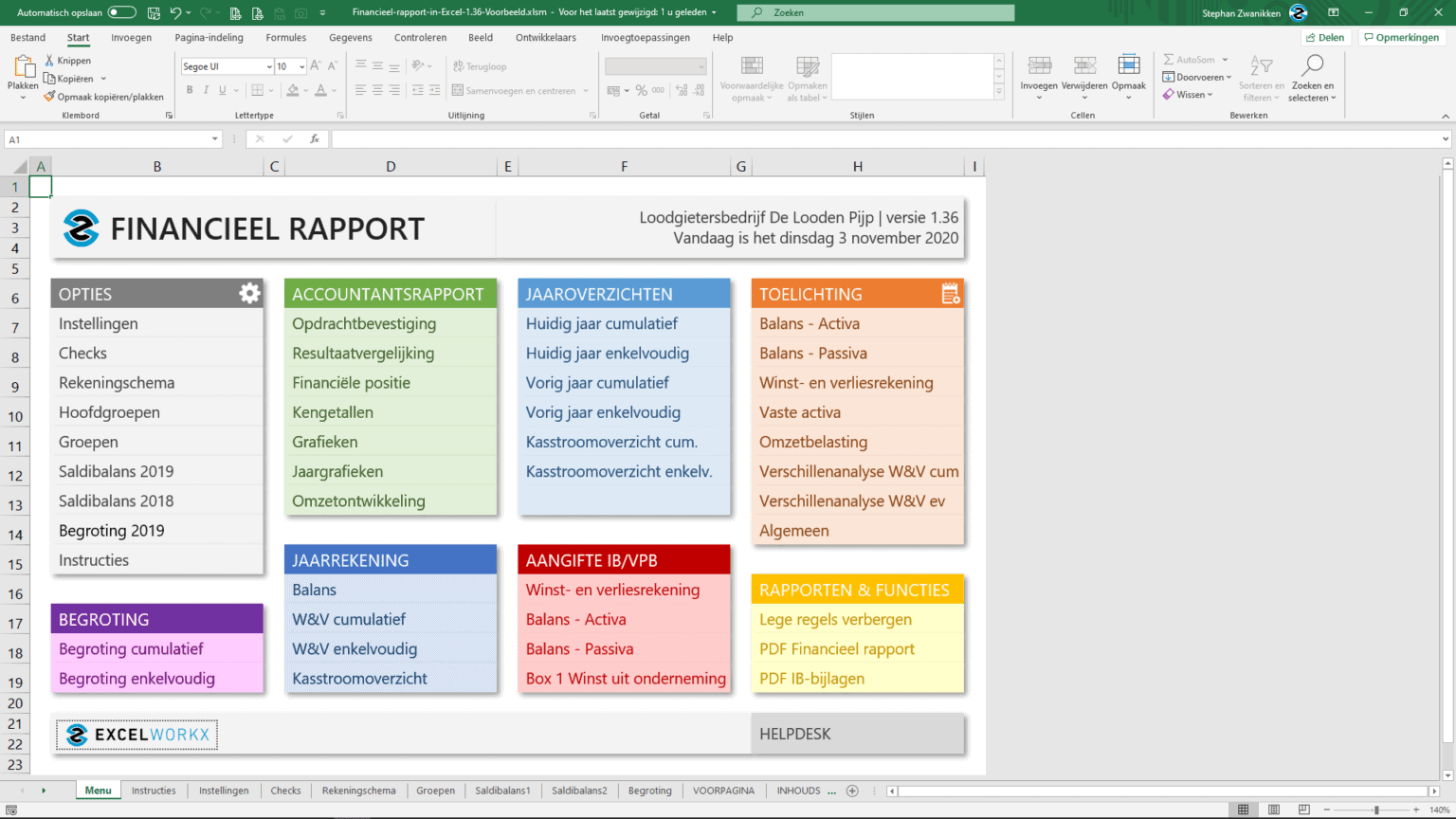 Maak een financieel rapport in Excel als een pro - simpel en snel