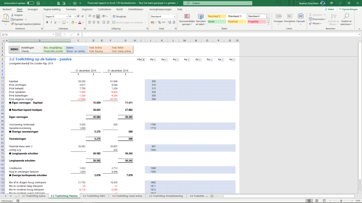 Maak een financieel rapport in Excel als een pro - simpel en snel
