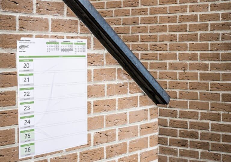 Weekkalender in Excel - kies uit 5 ontwerpen en 10 kleuren