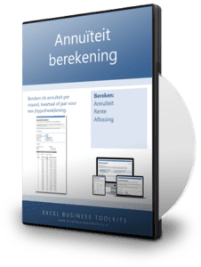 Annuïteit berekening maken in Excel Met veel instelbare opties