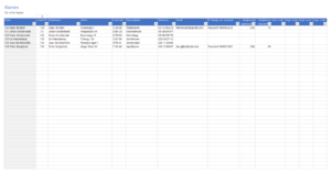 Afsprakenplanner - leg simpel je reserveringen vast in Excel