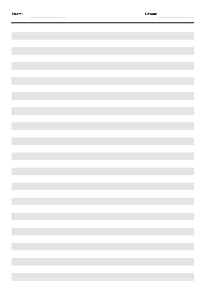 Afdrukbare notitiepagina's maken in Excel en PDF