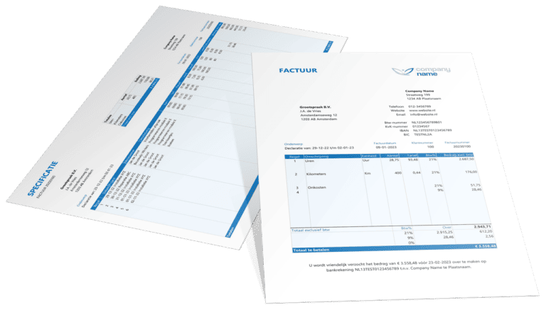Projectadministratie in Excel - voor uren en kosten