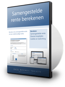 Samengestelde rente berekenen in Excel