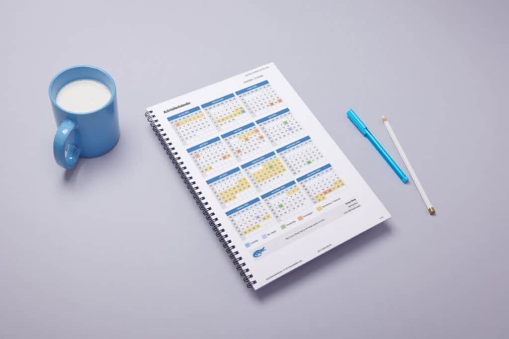 Activiteitenkalender in Excel - plan activiteiten, vakanties etc.